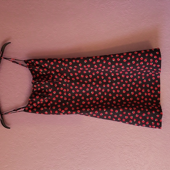 Peiran | Dresses | Peiran Black Roses Dress | Poshmark